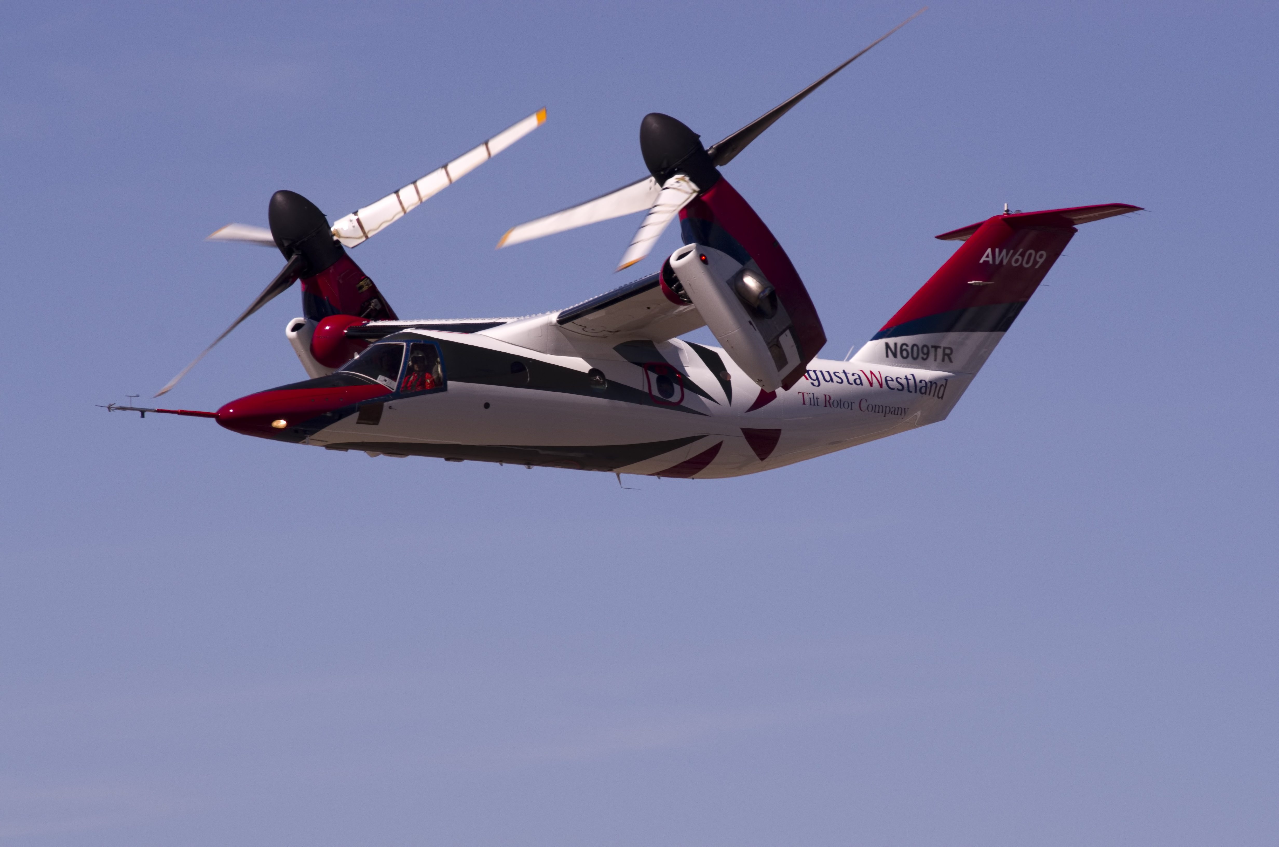 AW609 TiltRotor autoroteert probleemloos