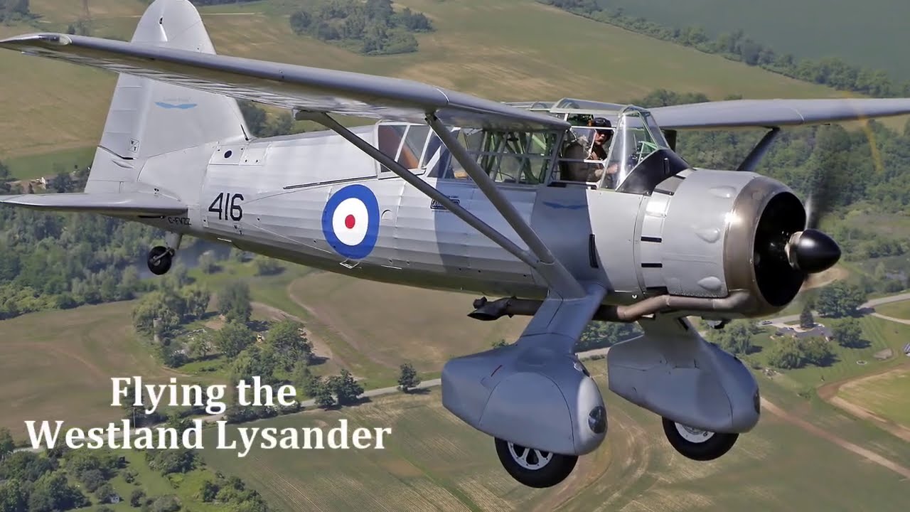 Westland Lysander • Piloot & Vliegtuig